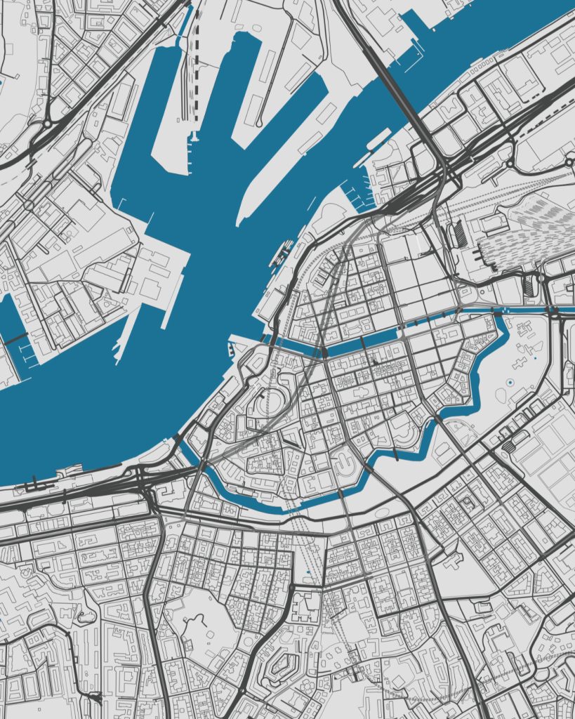 GÖTEBORG City Digital Map Poster – Special | Maps & More