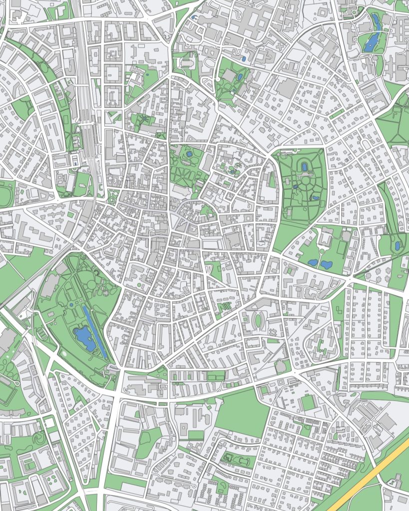 LUND City Digital Map Poster – Geographical | Maps & More