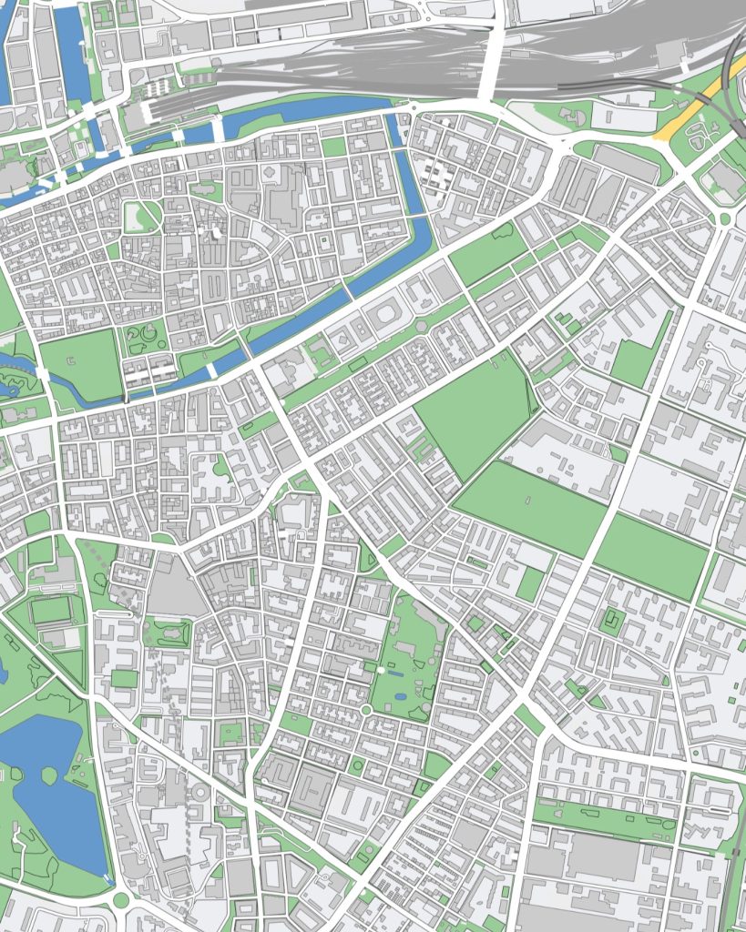 MALMÖ City Digital Map Poster – Geographical | Maps & More