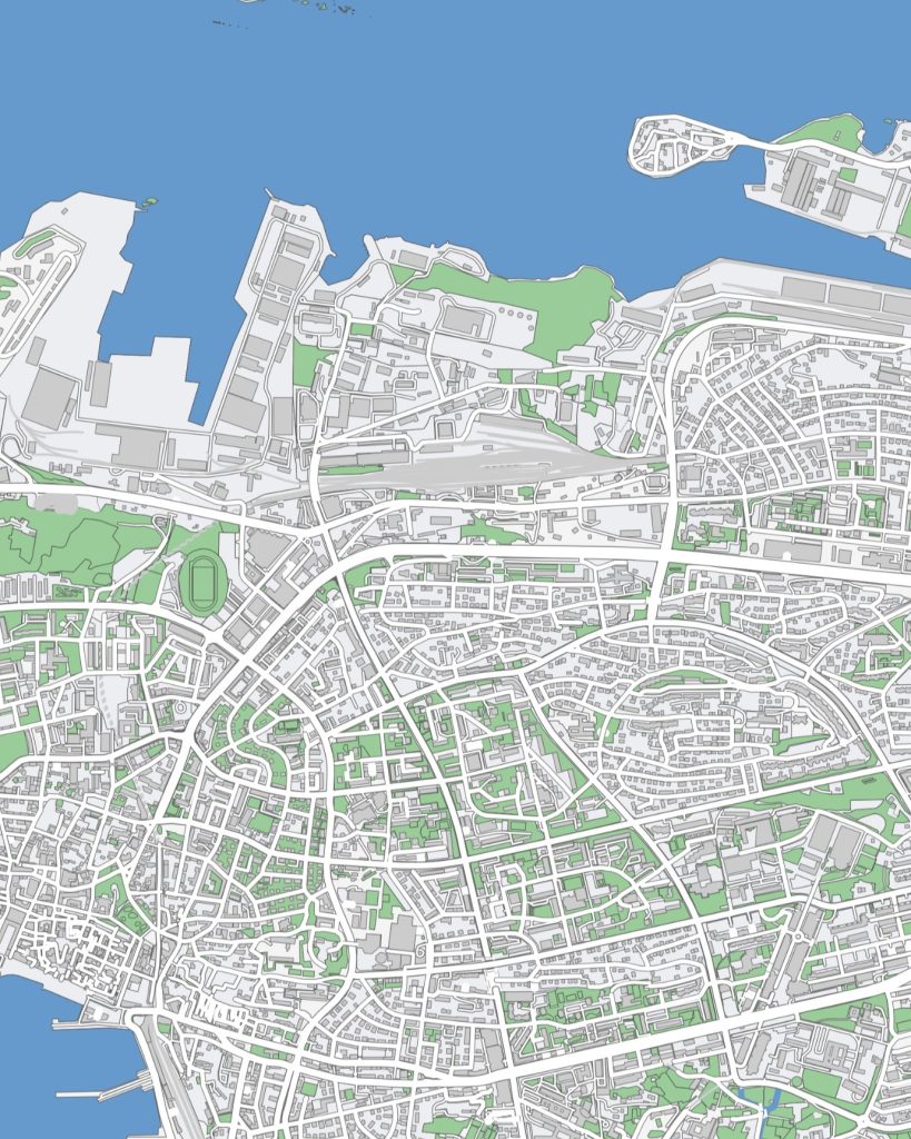 SPLIT City Digital Map Poster – Geographical | Maps & More