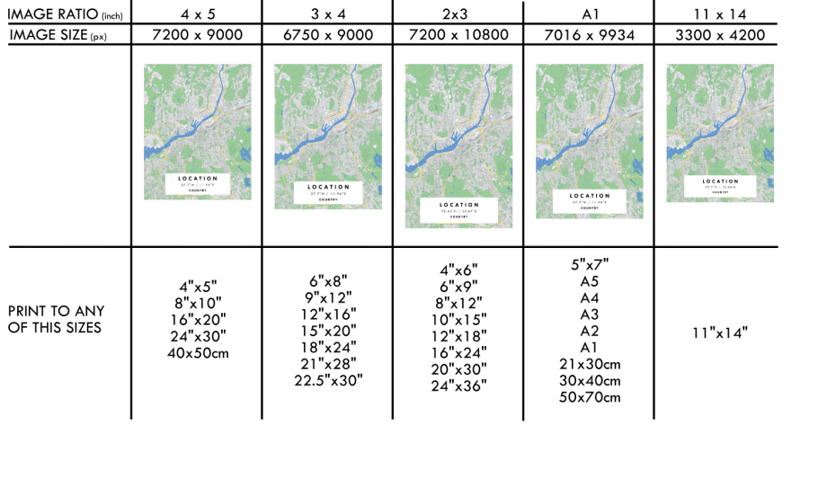 OSLO City Digital Map Poster – Geographical | Maps & More